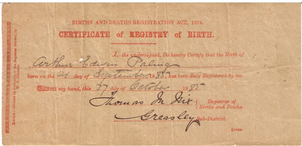 Old Ilkeston » Page 1: Ebbern and Paling families